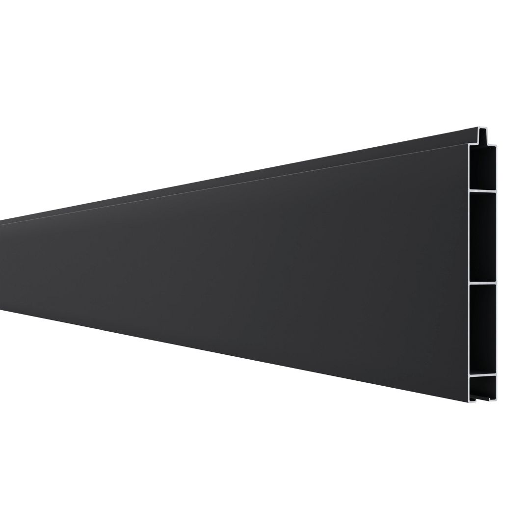 Alu tand + groef profiel 21x160mm (wb 150mm) L-178 cm RAL9005 | HEGO Buiten